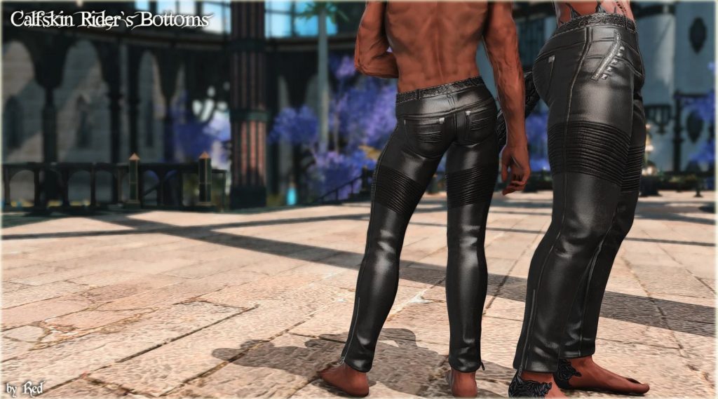 Calfskin Rider's Bottoms (TBSE plus ThicclanderSE) - ff14 Mods