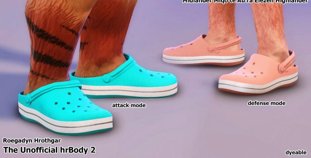 Crocs - ff14 Mods