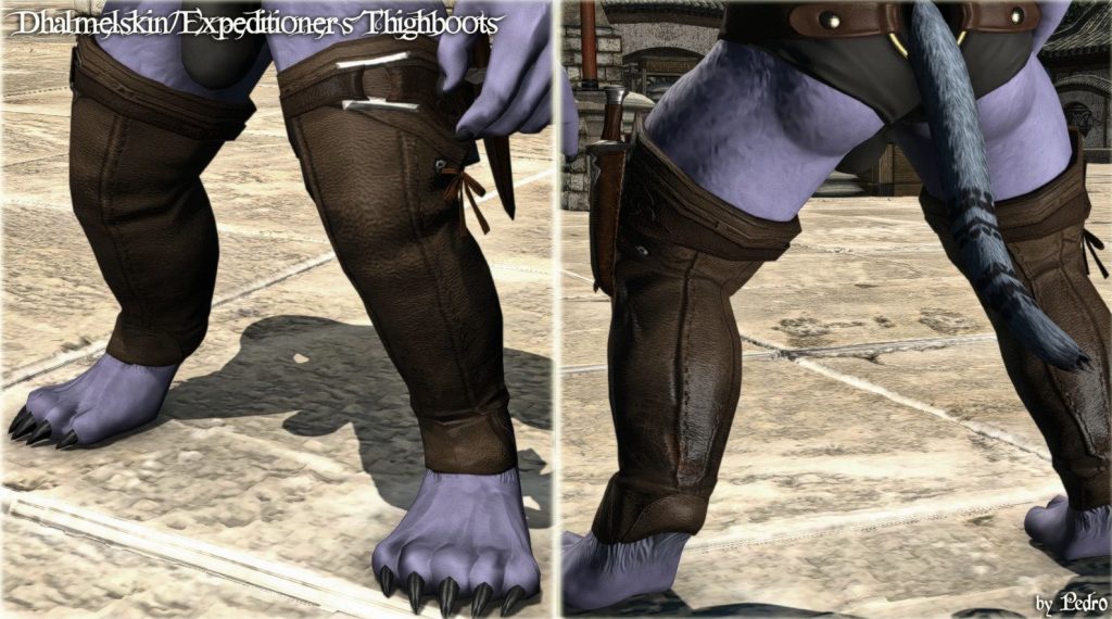 Dhalmelskin and Expeditioner's Thighboots (Anatomically Correct hrBody ...
