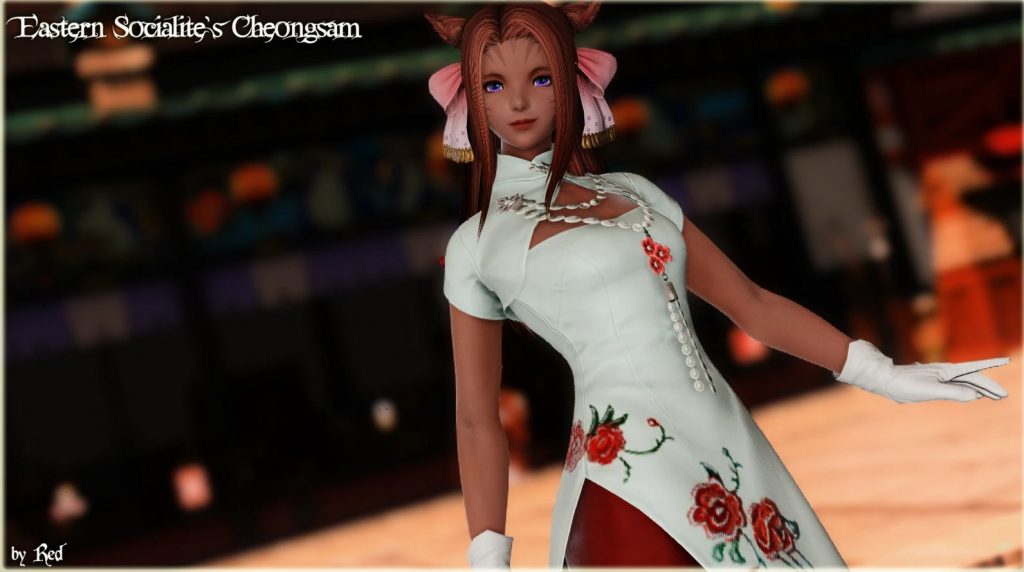 Eastern Socialite's Cheongsam (Bibo Plus) - ff14 Mods