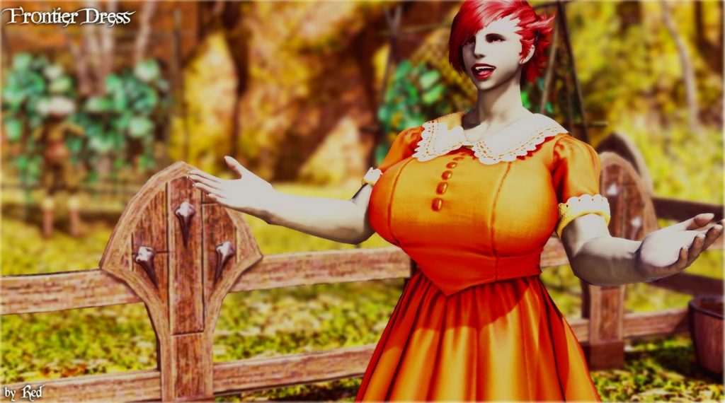 Frontier Dress (Milf) - ff14 Mods