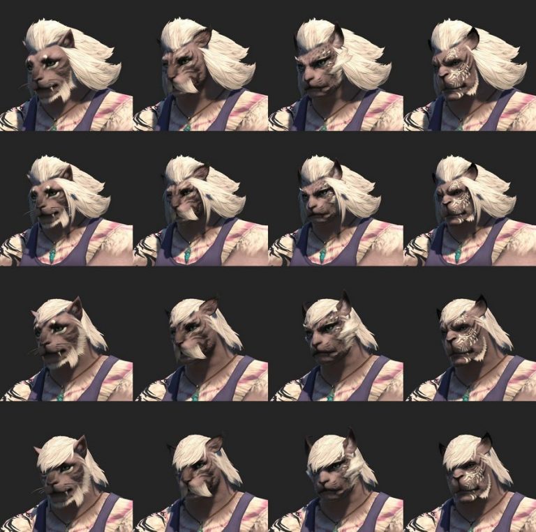 Hrothgar Hairstyles - ff14 Mods