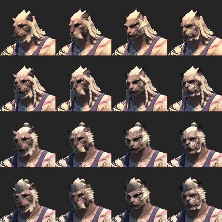 Hrothgar Hairstyles - ff14 Mods