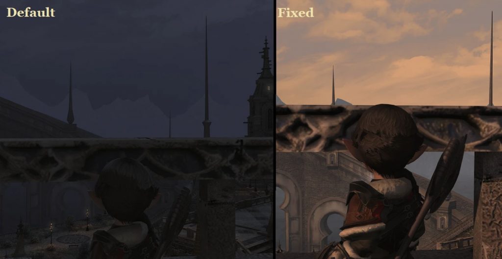 Lalafell First Person Camera Options - ff14 Mods