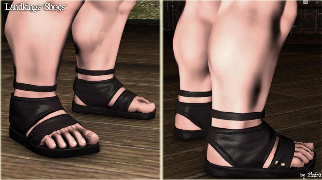 Landking's Shoes (hrBody) - ff14 Mods
