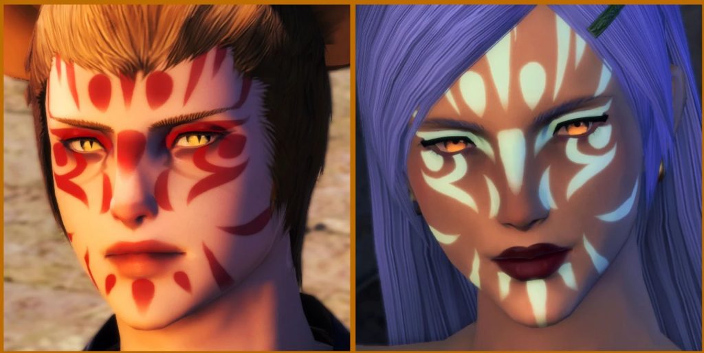 Lost Kumiho (Face Paint 21) - Yanxia Collection - ff14 Mods