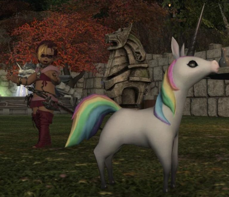 Magic Rainbow Unicolt - ff14 Mods