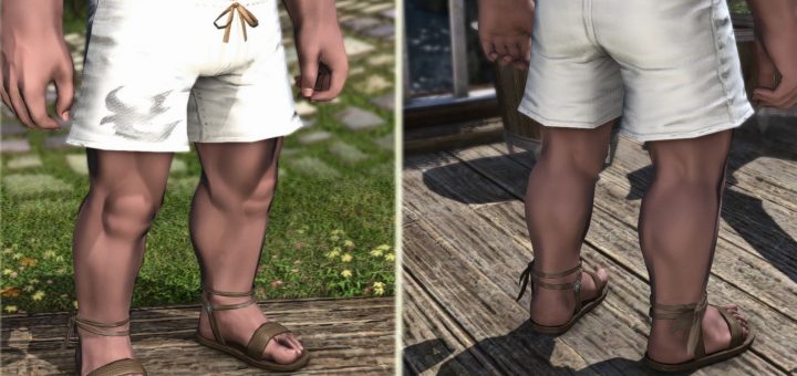 Griffin Leather Cuffs (TB2.0) - ff14 Mods