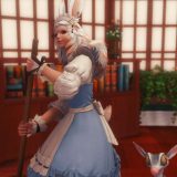 Natural Tails for Male and Female Viera - New Design - ff14 Mods
