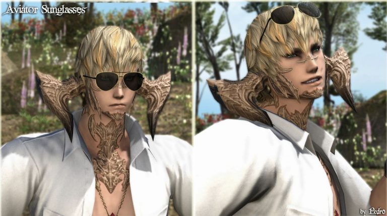 OUTDATED - Aviator Sunglasses (Endless Summer Glasses) - ff14 Mods