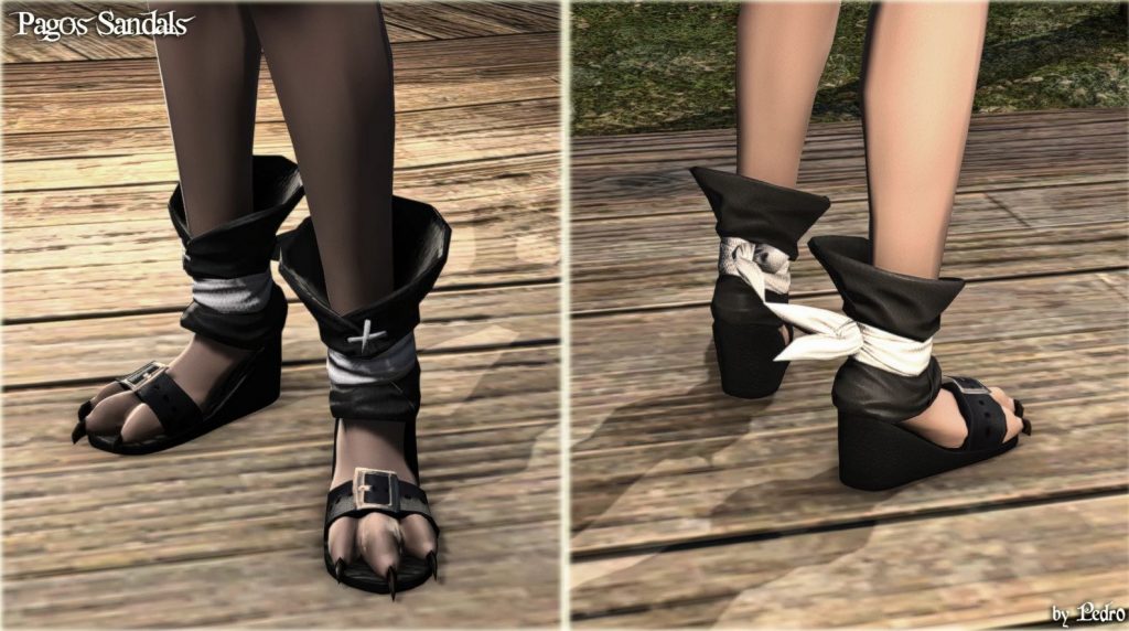 Pagos Sandals (The New Viera Feet) - ff14 Mods