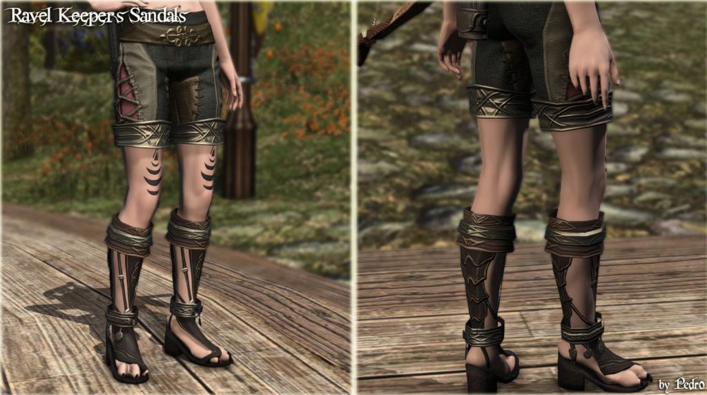 Ravel Keeper's Sandals (The New Viera Feet) - ff14 Mods