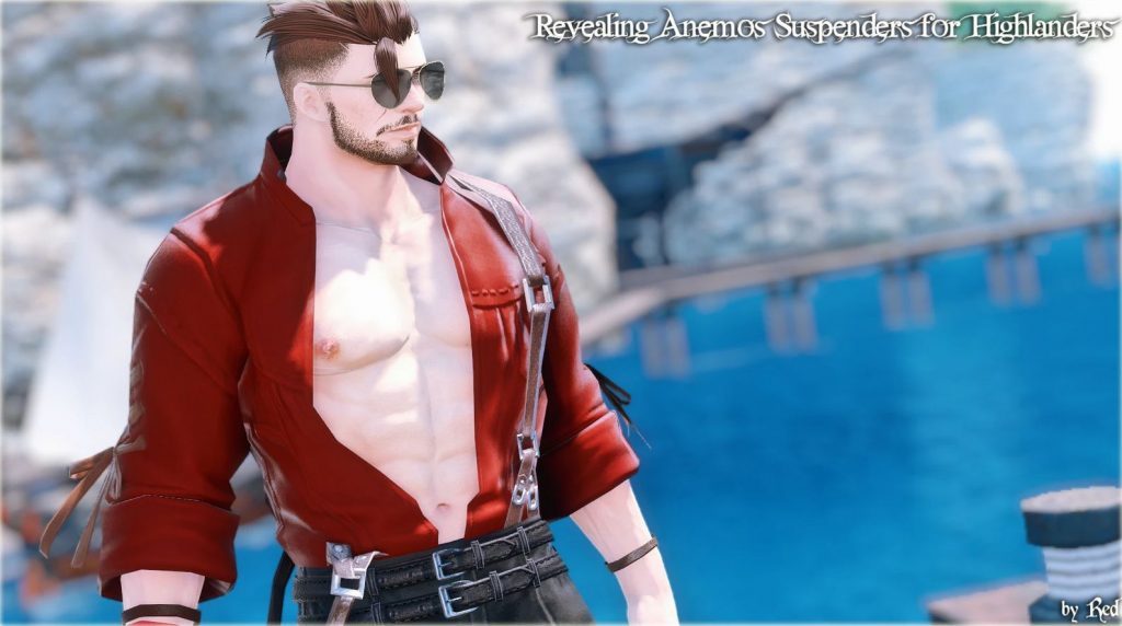 Revealing Anemos Suspenders for Highlanders (TB2.0) - ff14 Mods