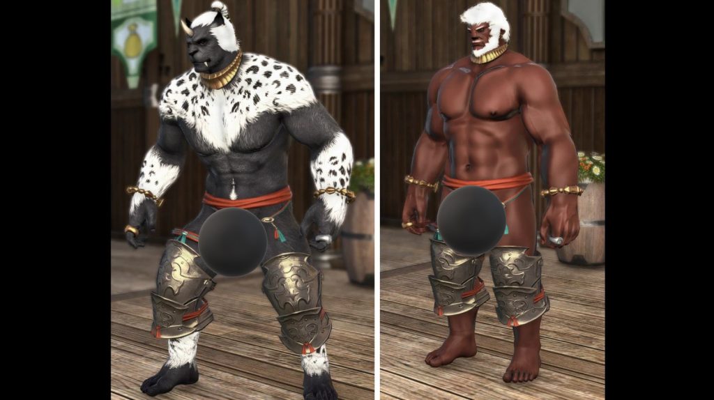 Revealing Bhikku Poleyns (Anatomically Correct hrBody) - ff14 Mods