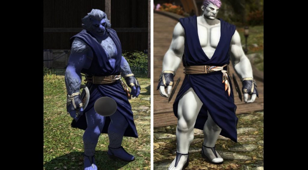 Revealing Dalmascan Draped Bottoms (Anatomically Correct hrBody) - ff14 ...