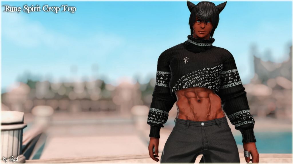 Rune Spirit Crop Top (TBSE) - ff14 Mods