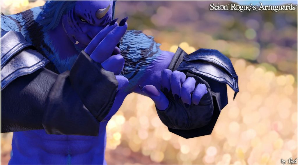 Scion Rogue's Armguards (The Unofficial hrBody 2) - ff14 Mods