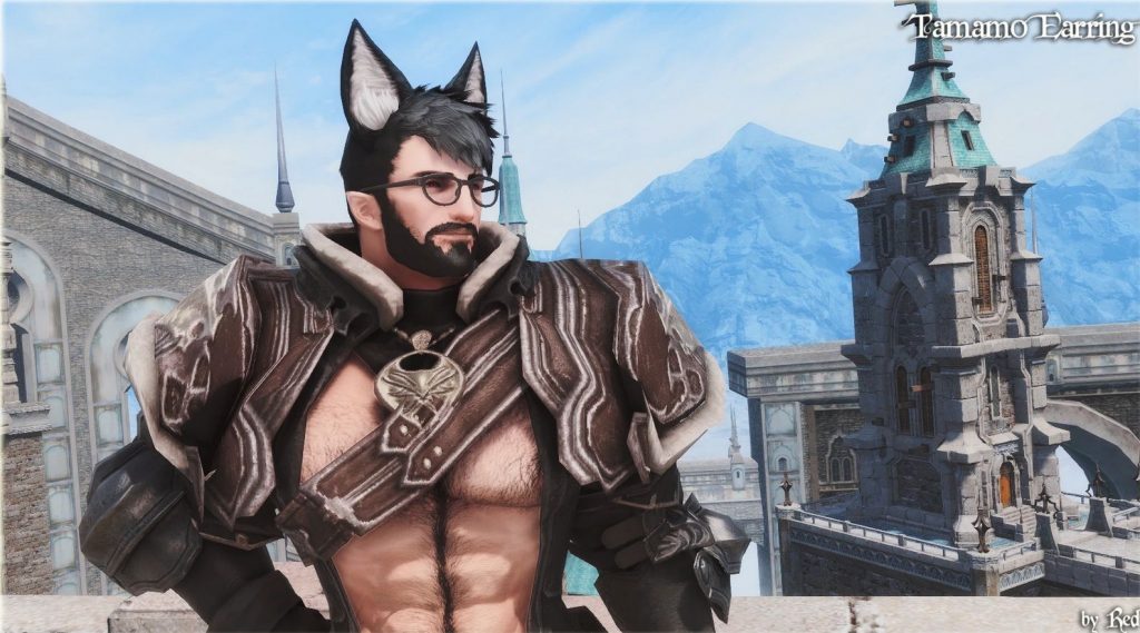 Tamamo Earring - ff14 Mods