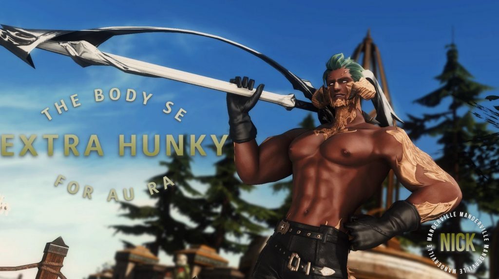 The Body SE - Extra Hunky for Au Ra - ff14 Mods