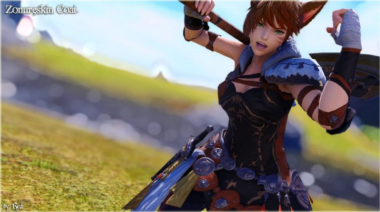 Zonureskin Coat (Bibo Plus) - ff14 Mods