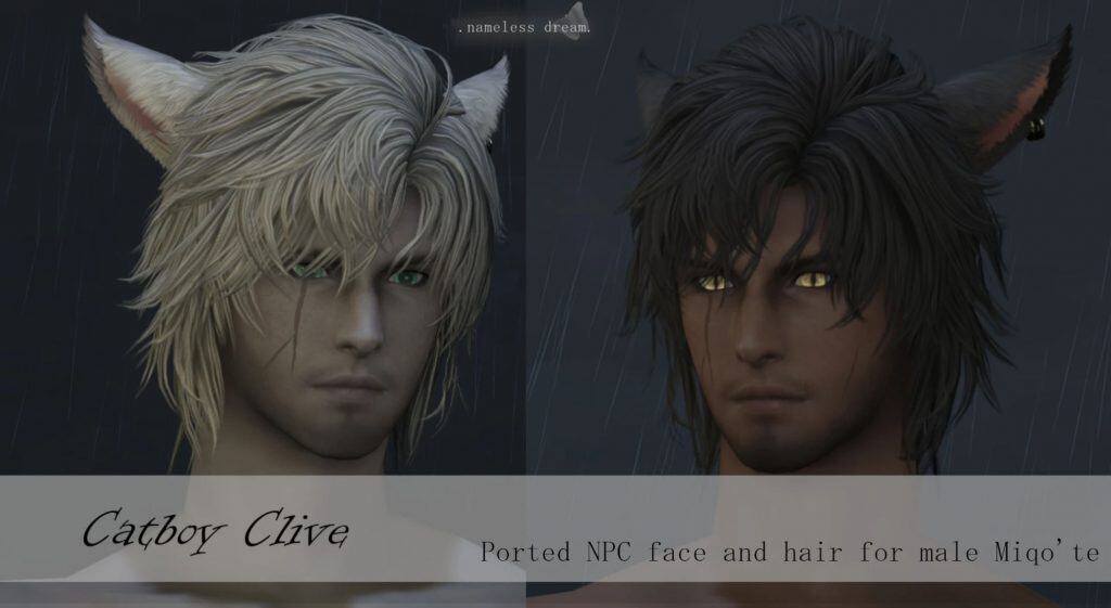 Catboy Clive v1.1 - ff14 Mods